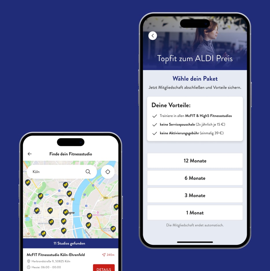 App Landing - ALDI SPORTS